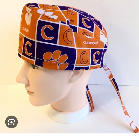 Accessories | Clemson University Tigers Surgical Scrub Cap | Poshmark